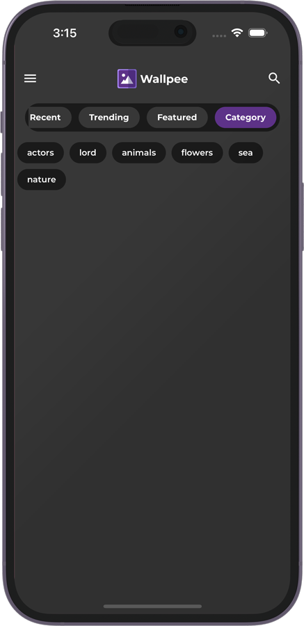 Wallpee - Full React native wallpaper app with backend, Graphql API by MahardhiThemes
